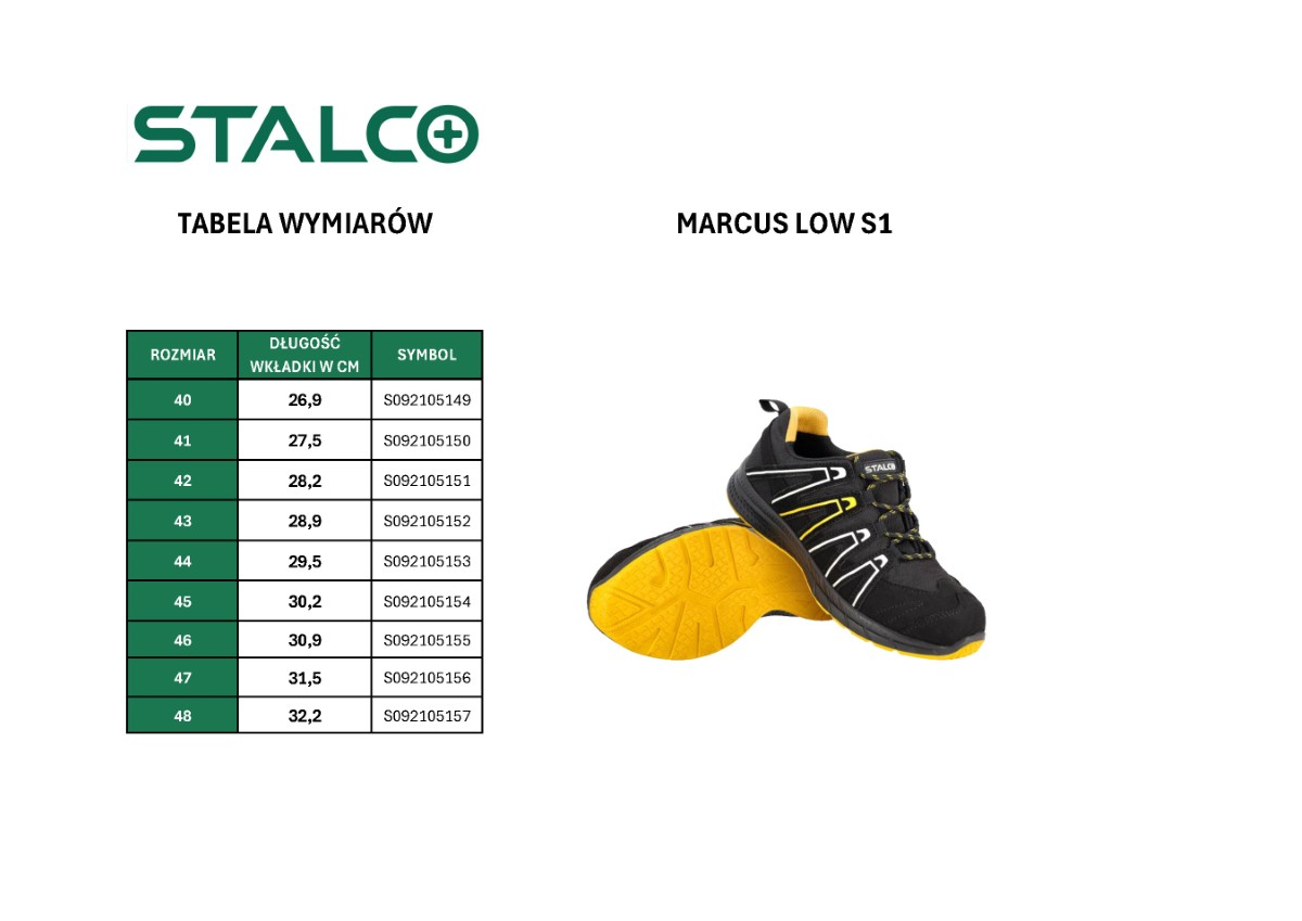 Work shoes MARCUS LOW S1 40 STALCO S092105149