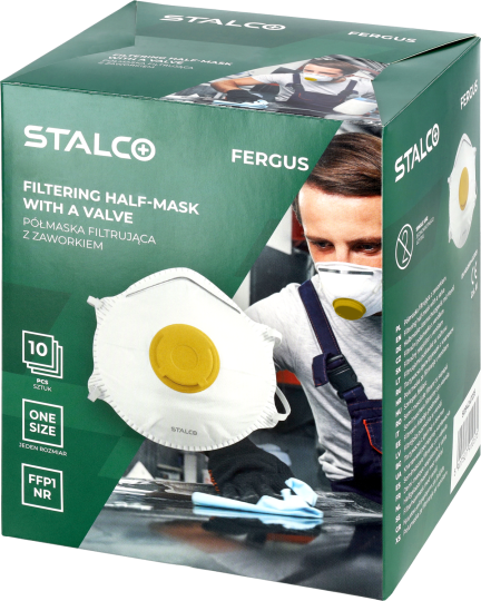 Dust Mask FFP1 FERGUS one size STALCO S-47235
